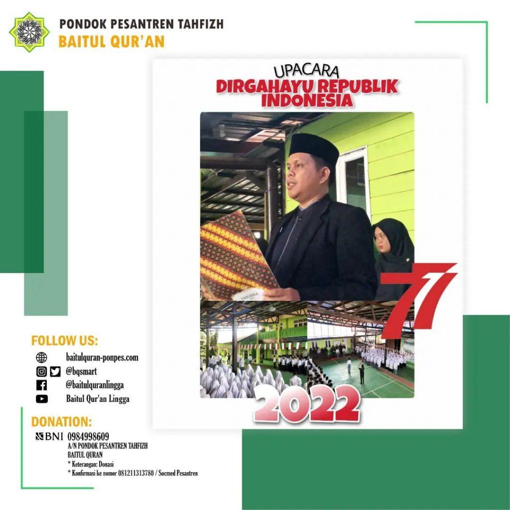 SERBA SERBI HUT RI ALA SANTRI BQ – BAITUL QUR'AN LINGGA